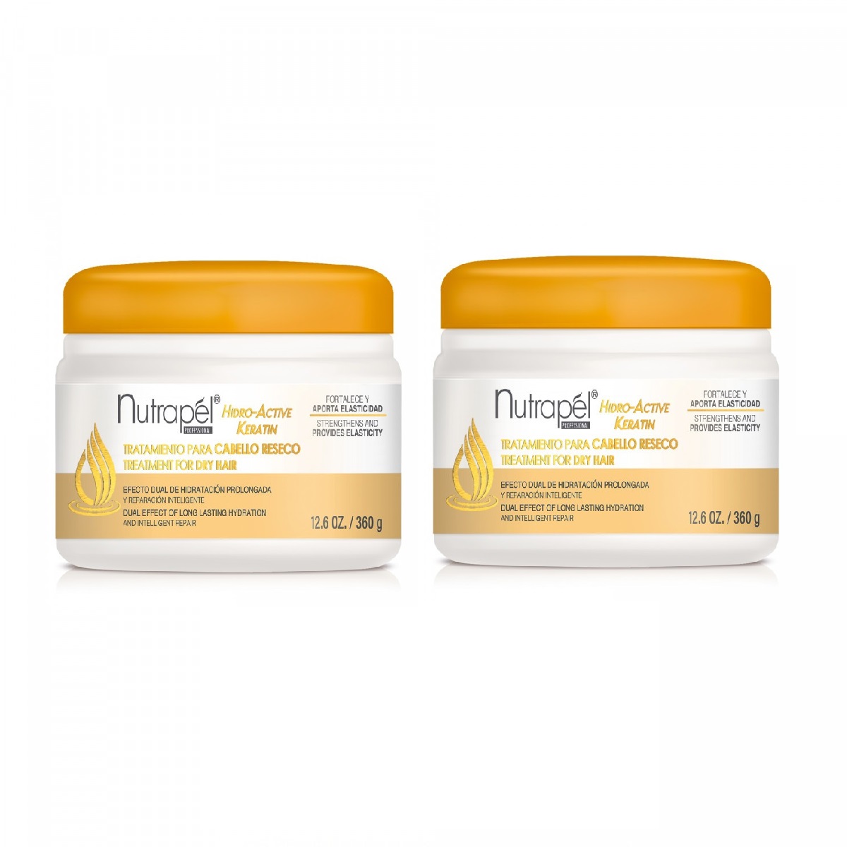 Tratamiento Nutrapel Para Cabello Reseco Hidra Active Keratin 360 g