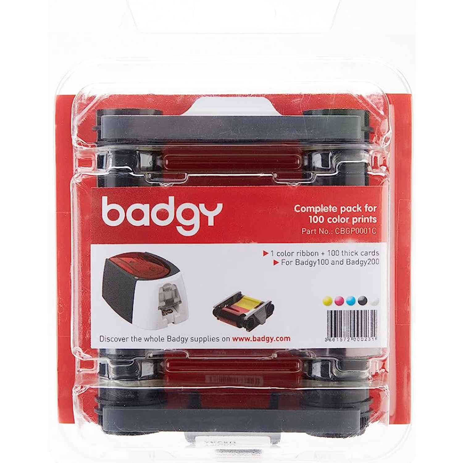 KIT RIBBON BADGY P/100/200 COL CBGP0001C