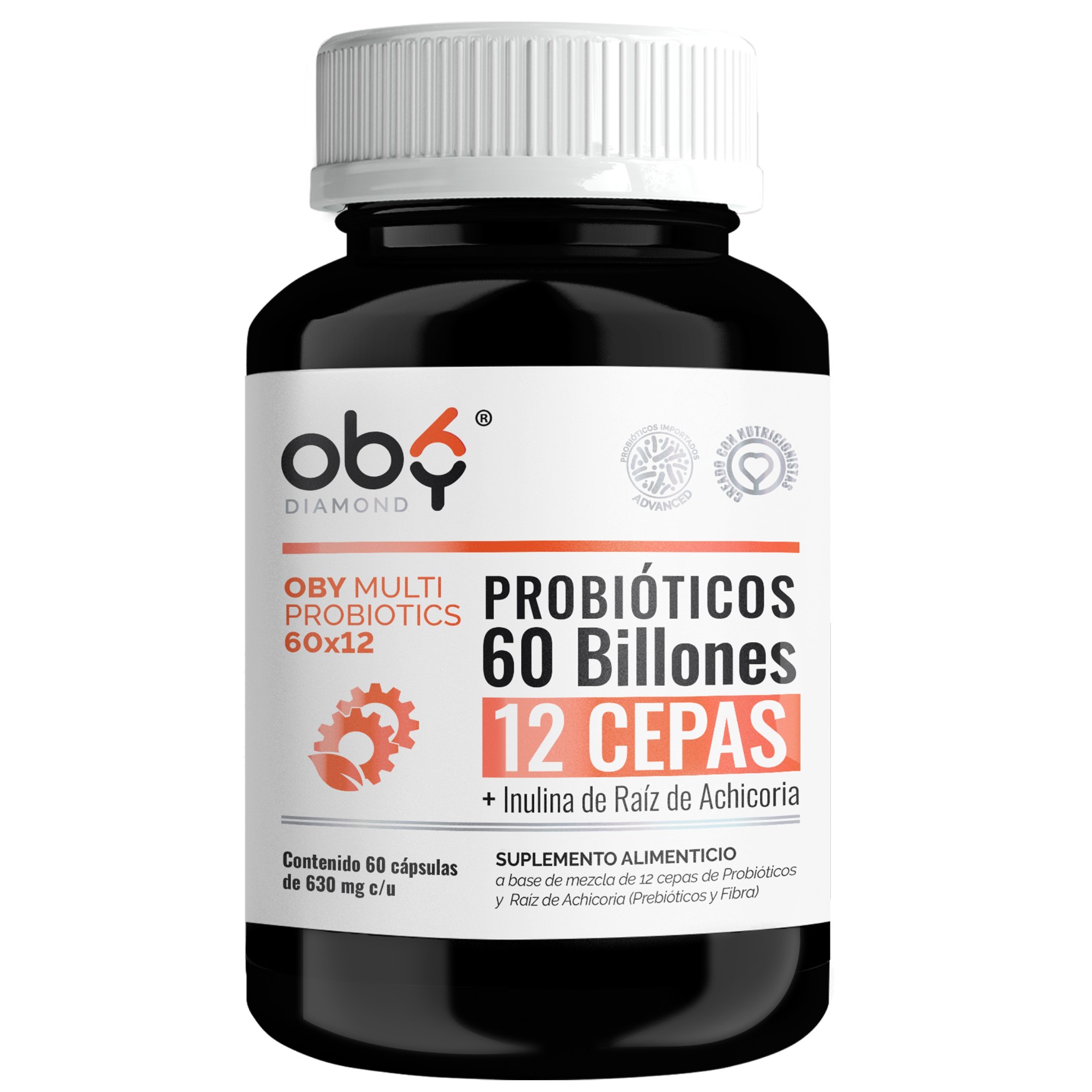 OBY MULTI Probiotics | Probioticos 60 Billones de 12 Cepas ...