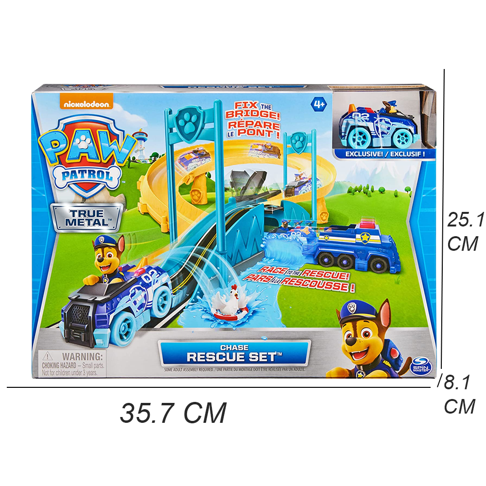 Pista De Rescate De Chase Spin Master 6060297 True Metal