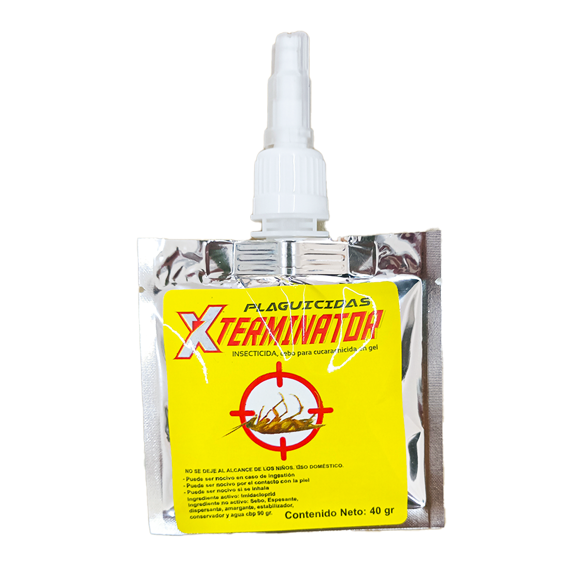 XTERMINATOR Insecticida para cucarachas tipo Cebo gel Cucarachicida 40 gramos