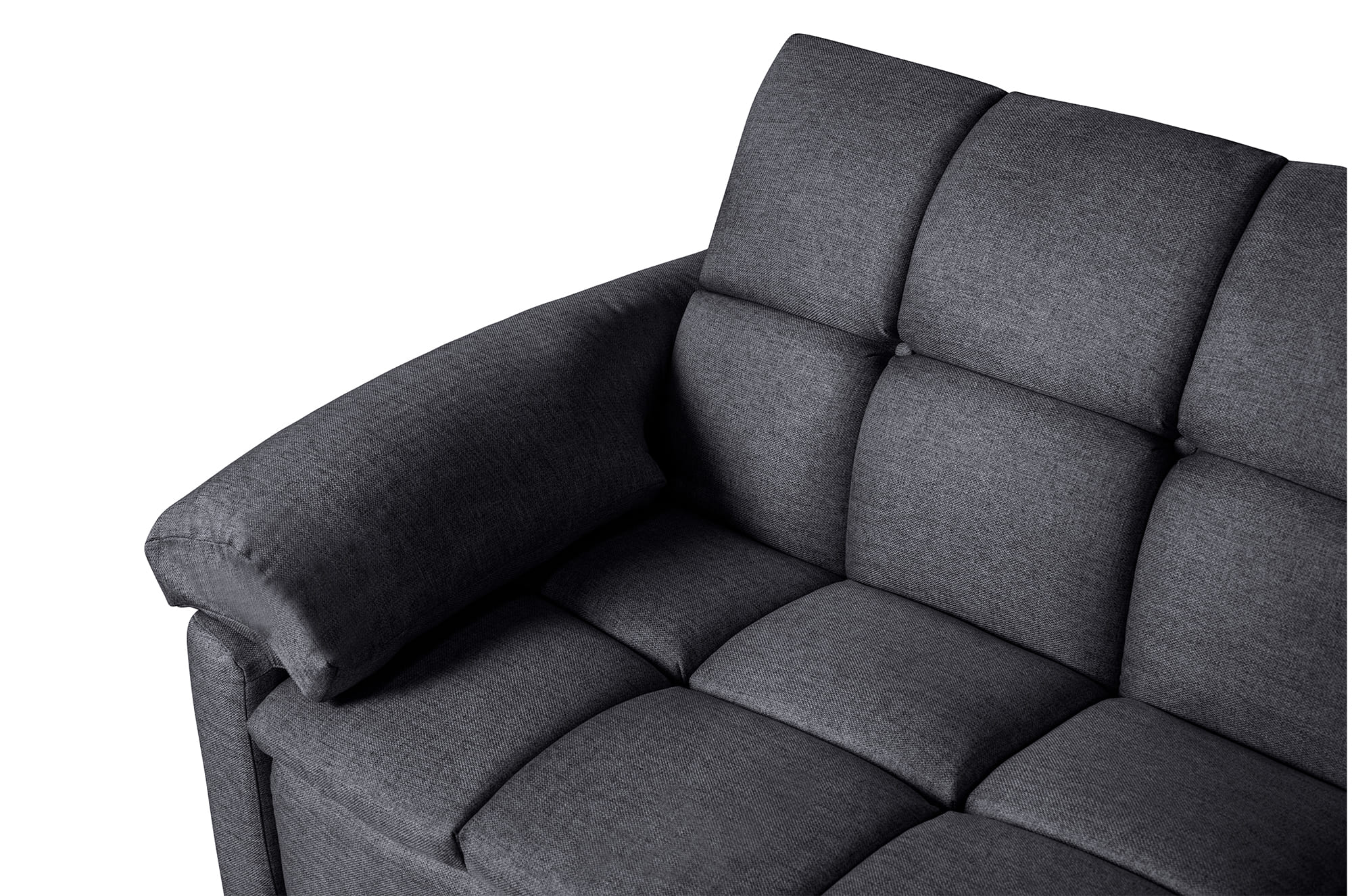 Sofá Cama Makora Tonic Gris Oxford con Tecnología Beehive AirFlex Foam