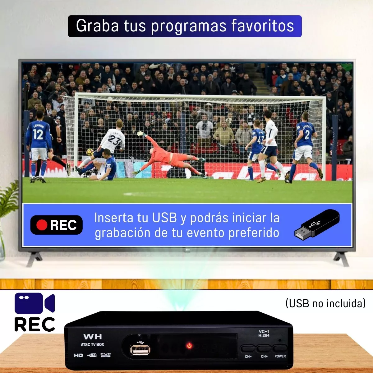 Decodificador Tv Convertidor Digital Full Hd 1080p