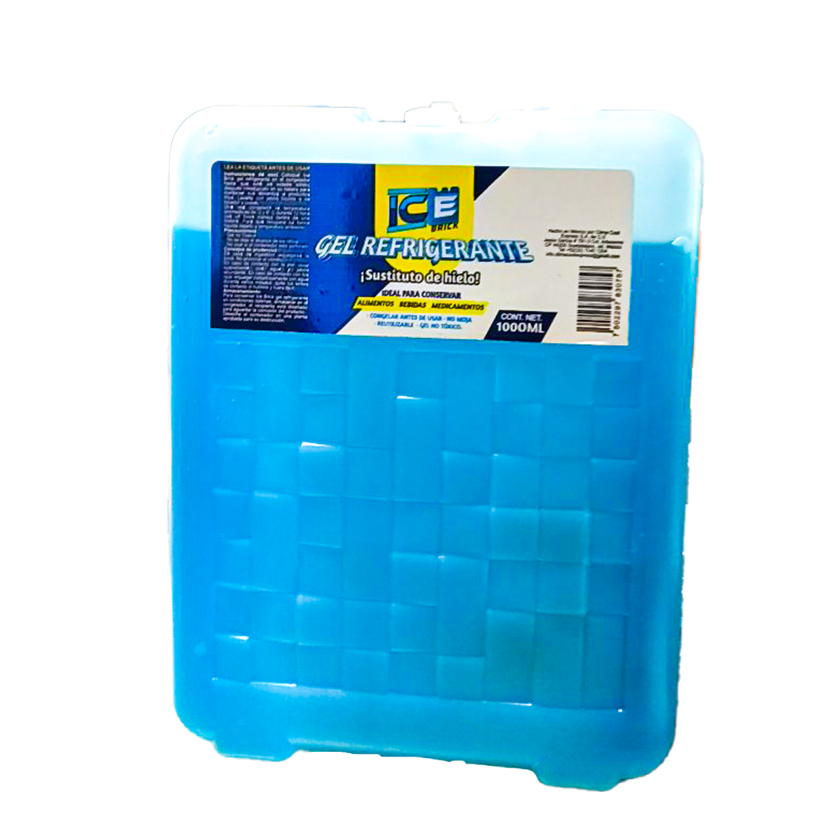 Gel Refrigerante Ice Brick 1000 Ml Sustituto De Hielo 1 pieza