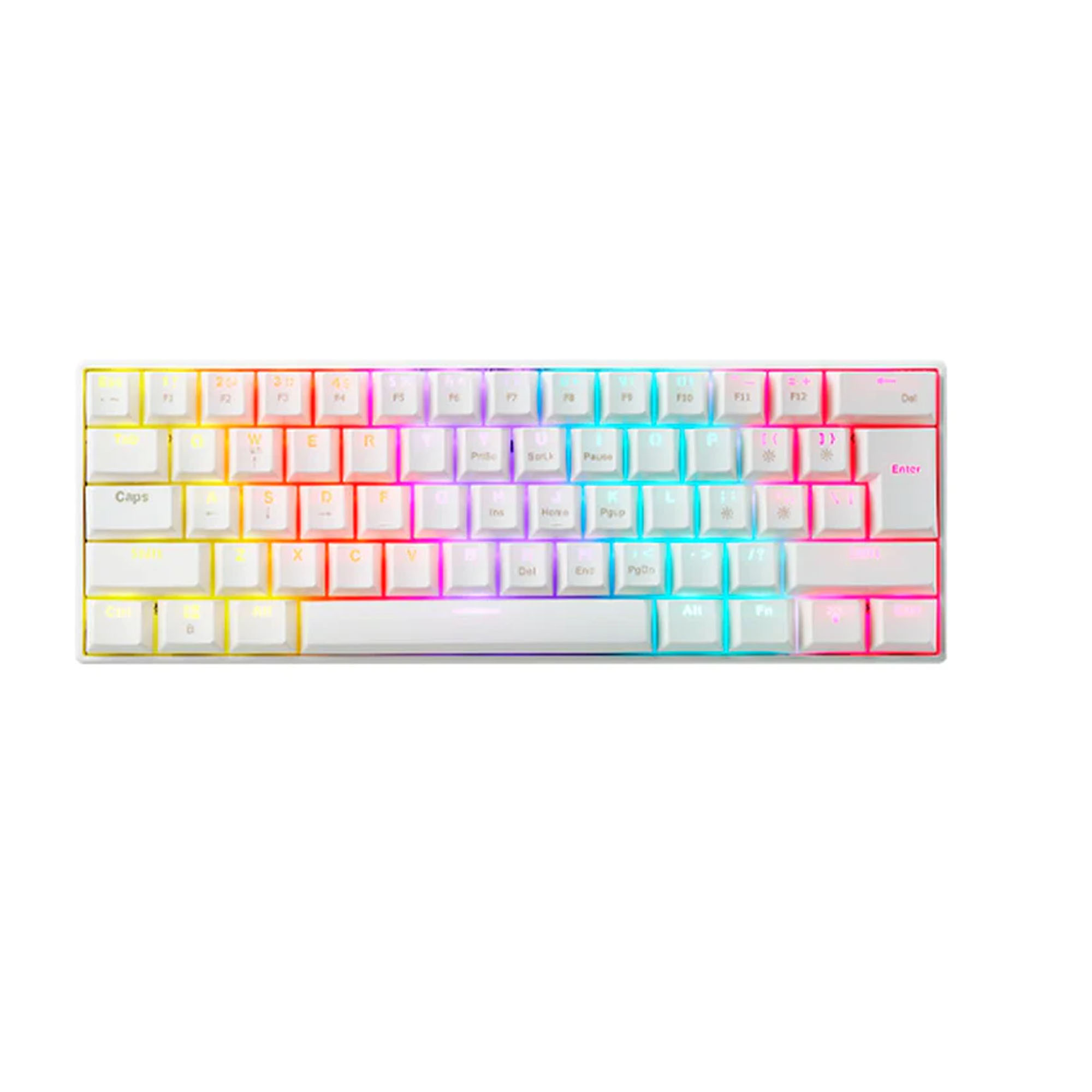 Teclado Gamer Xpg Summoner Mini SUMMONERMINI61BL-WHCES Rgb Blanco