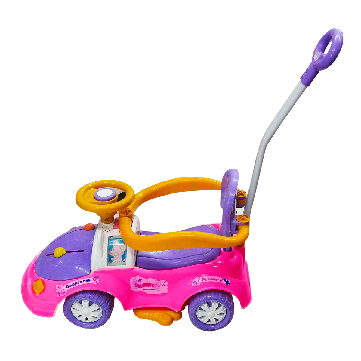 Montable Angelin Carrito Con Empuje 777-C Rosa