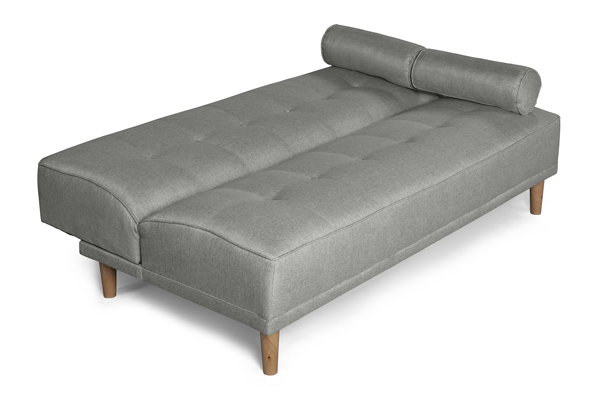 Sofá Cama Makora Rolandi Gris Claro con Tecnología Beehive AirFlex Foam