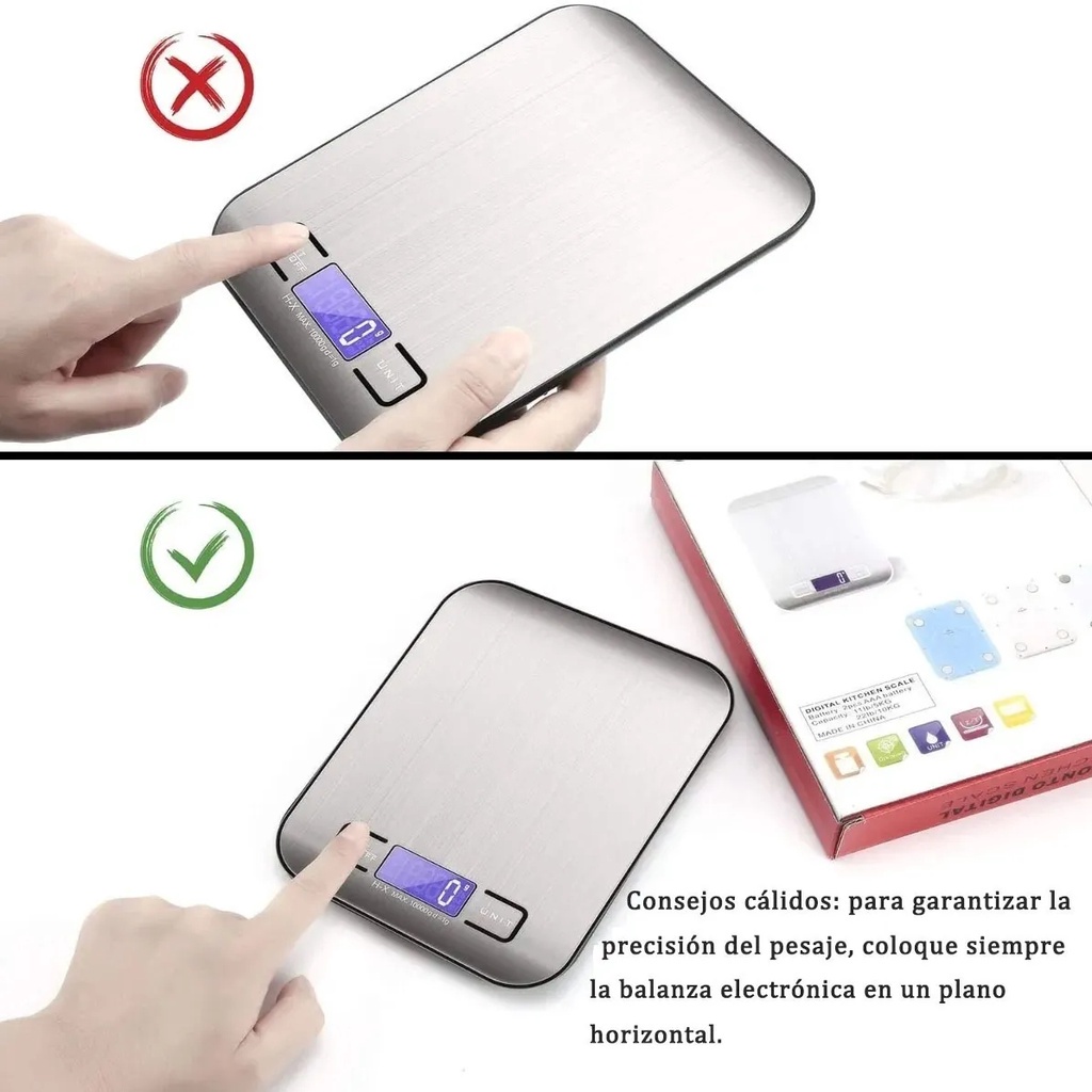 Bascula digital de alimentos gramera