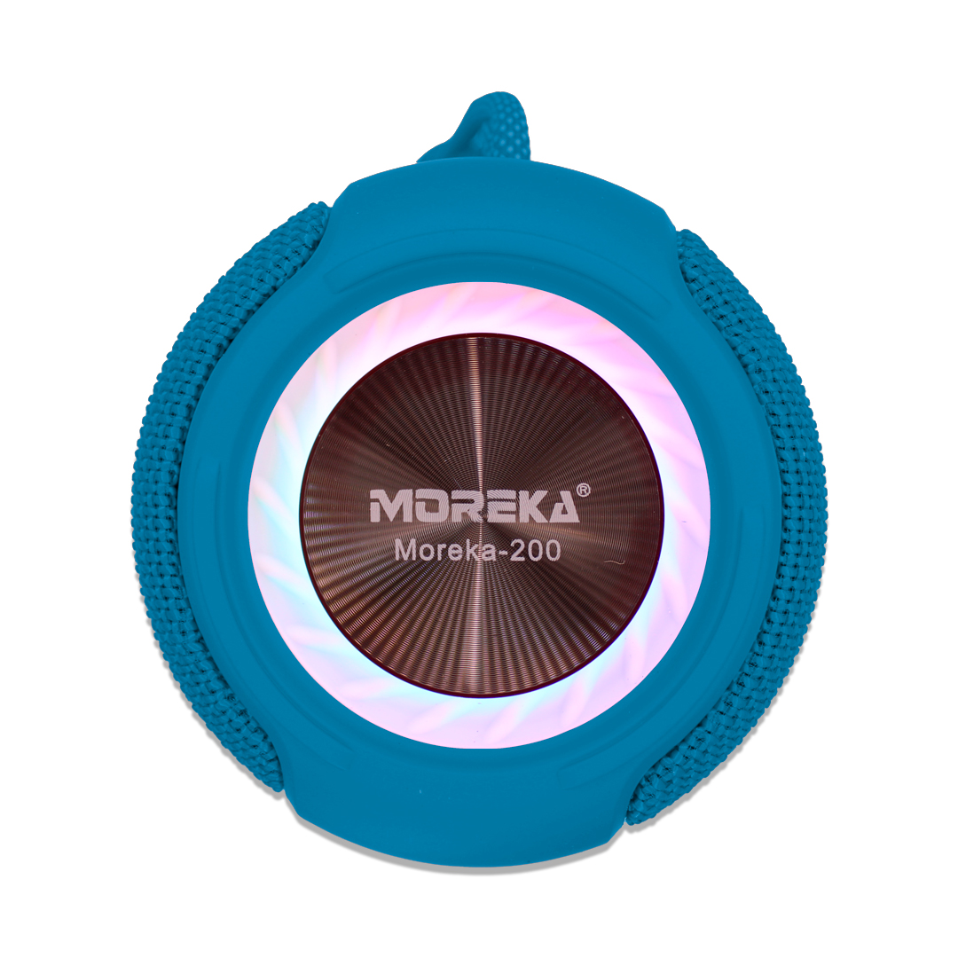 Bocina bluetooth marca MOREKA-M200 resistente al agua