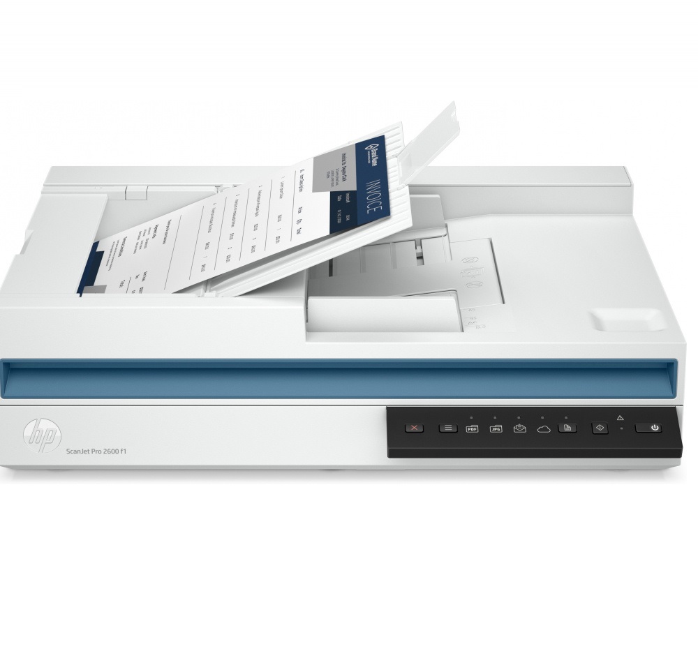 Scanner HP ScanJet Pro 2600 f1, 600 x 600DPI, Escáner Color