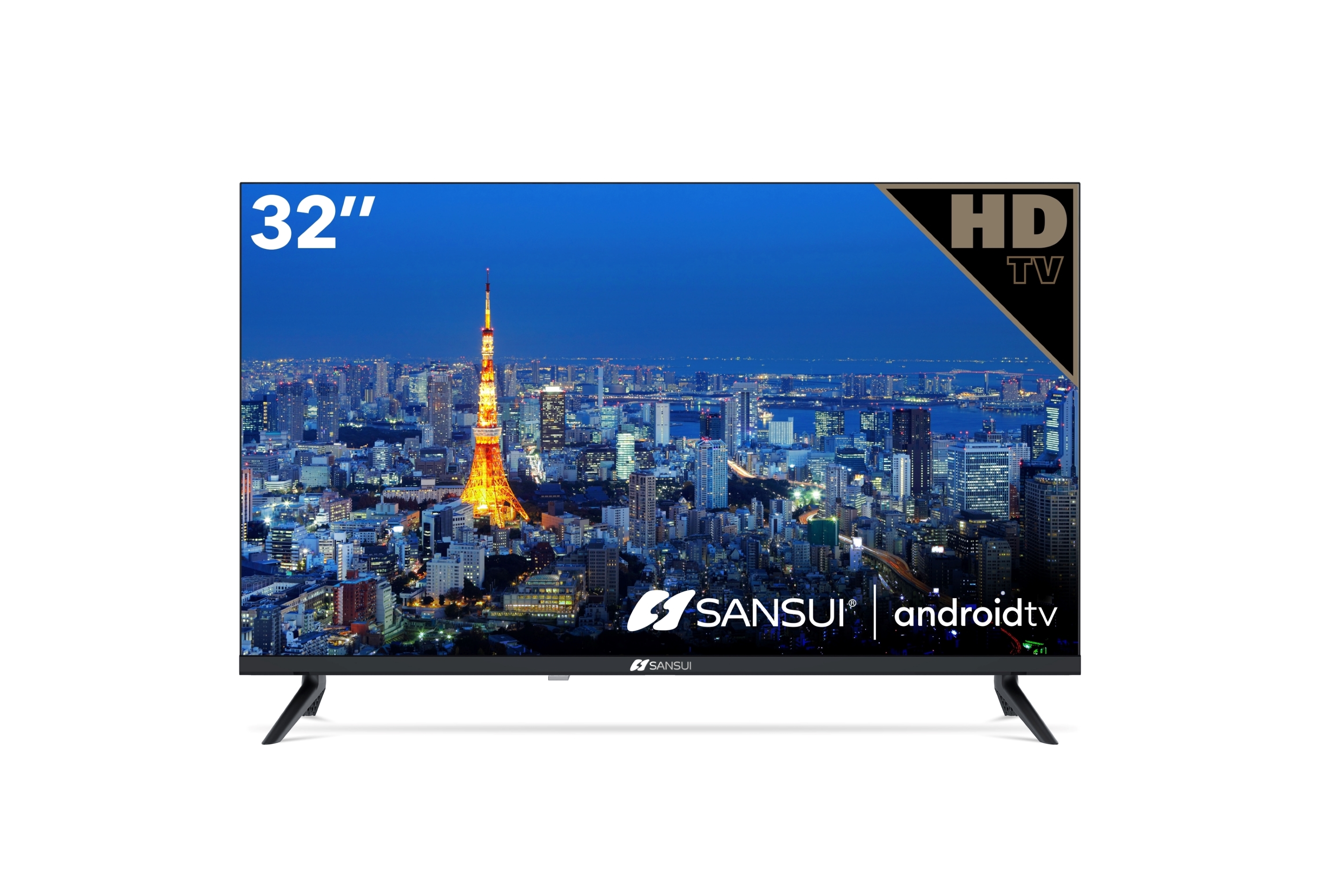 Pantalla Sansui 32" Full HD, Android TV equipado con Google assistant ...