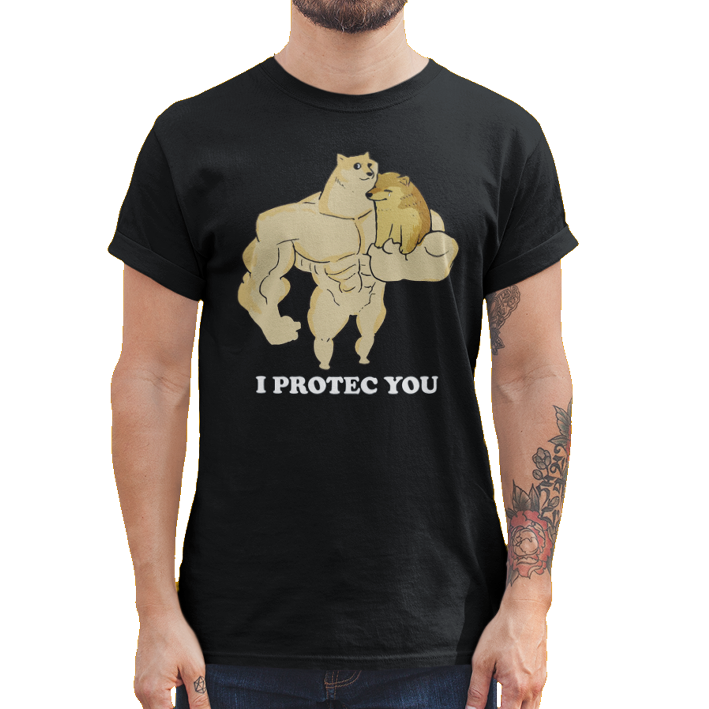 Playera Caballero y Dama Cheems Mamdo Meme