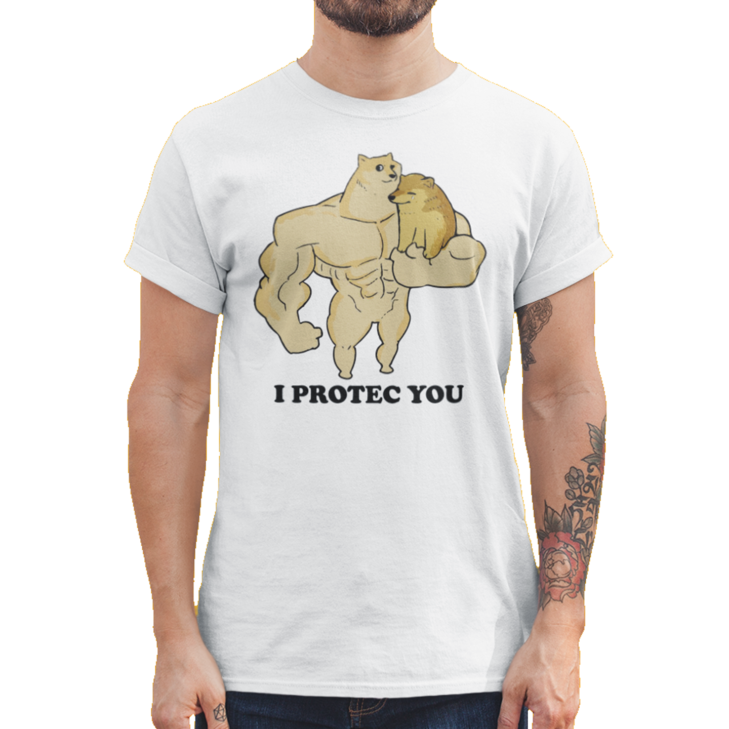 Playera Caballero y Dama Cheems Mamdo Meme