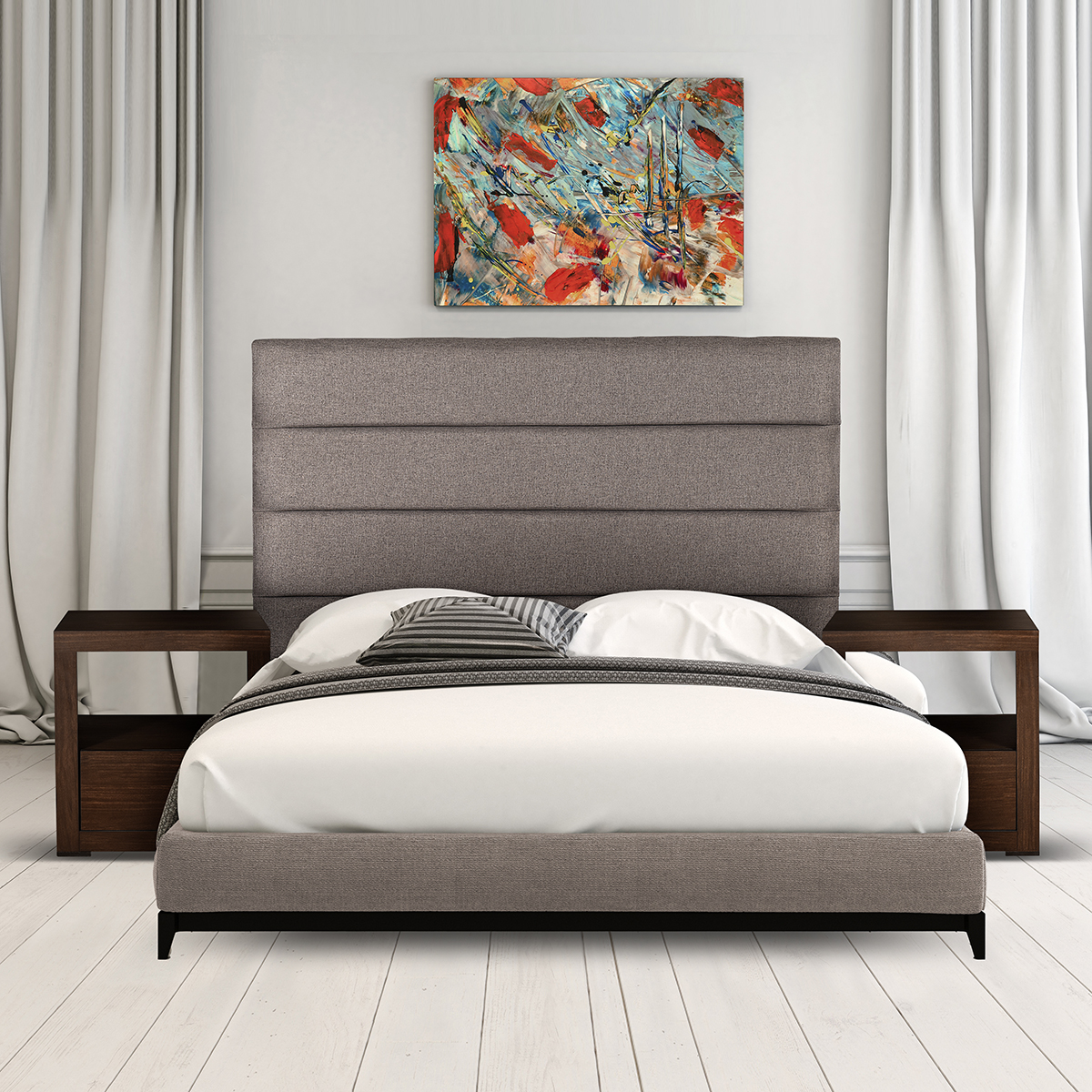 Recamara Porter Matrimonial 3 pzas - Beige