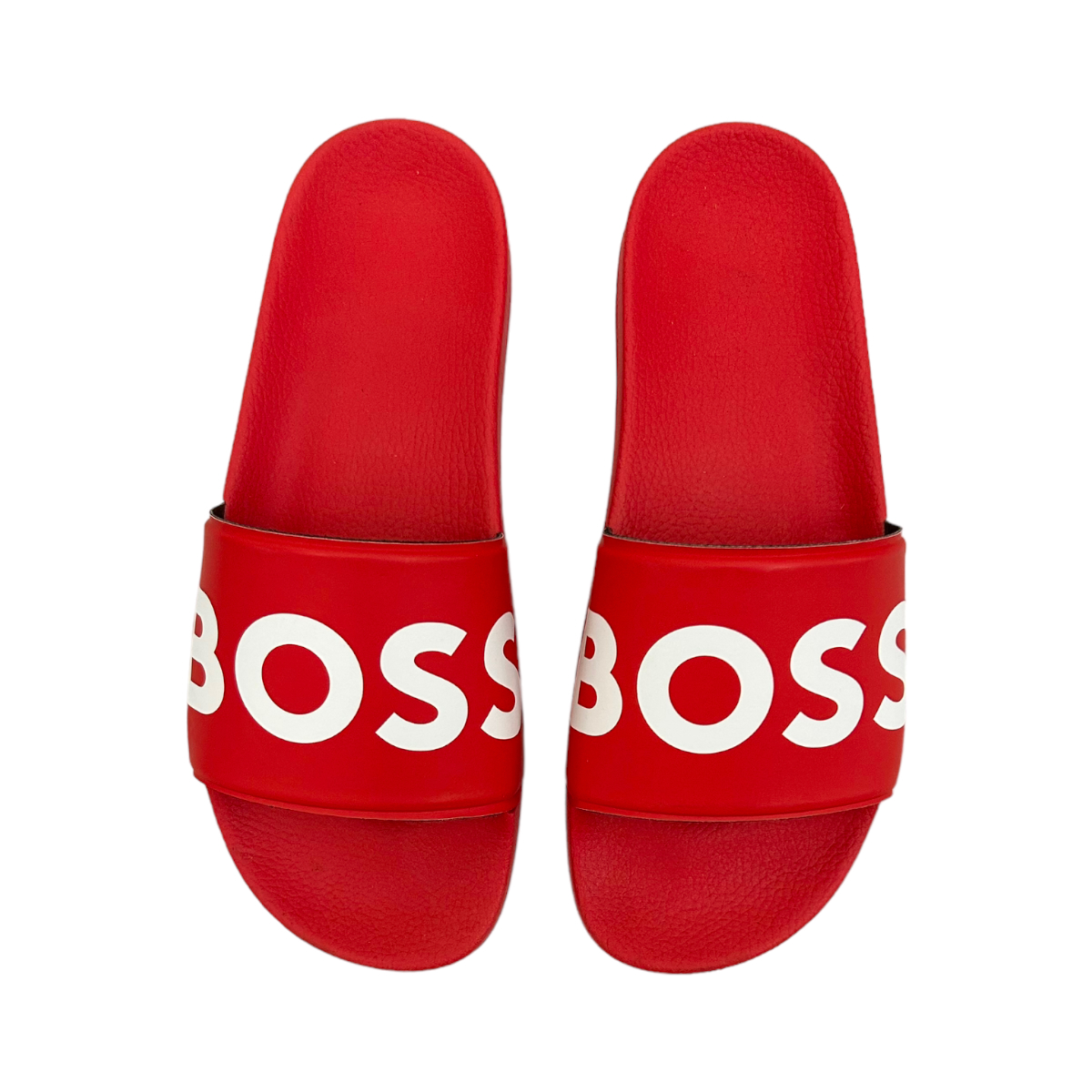 Chancla De Baño Boss Color Rojo Para Caballero 100% Original