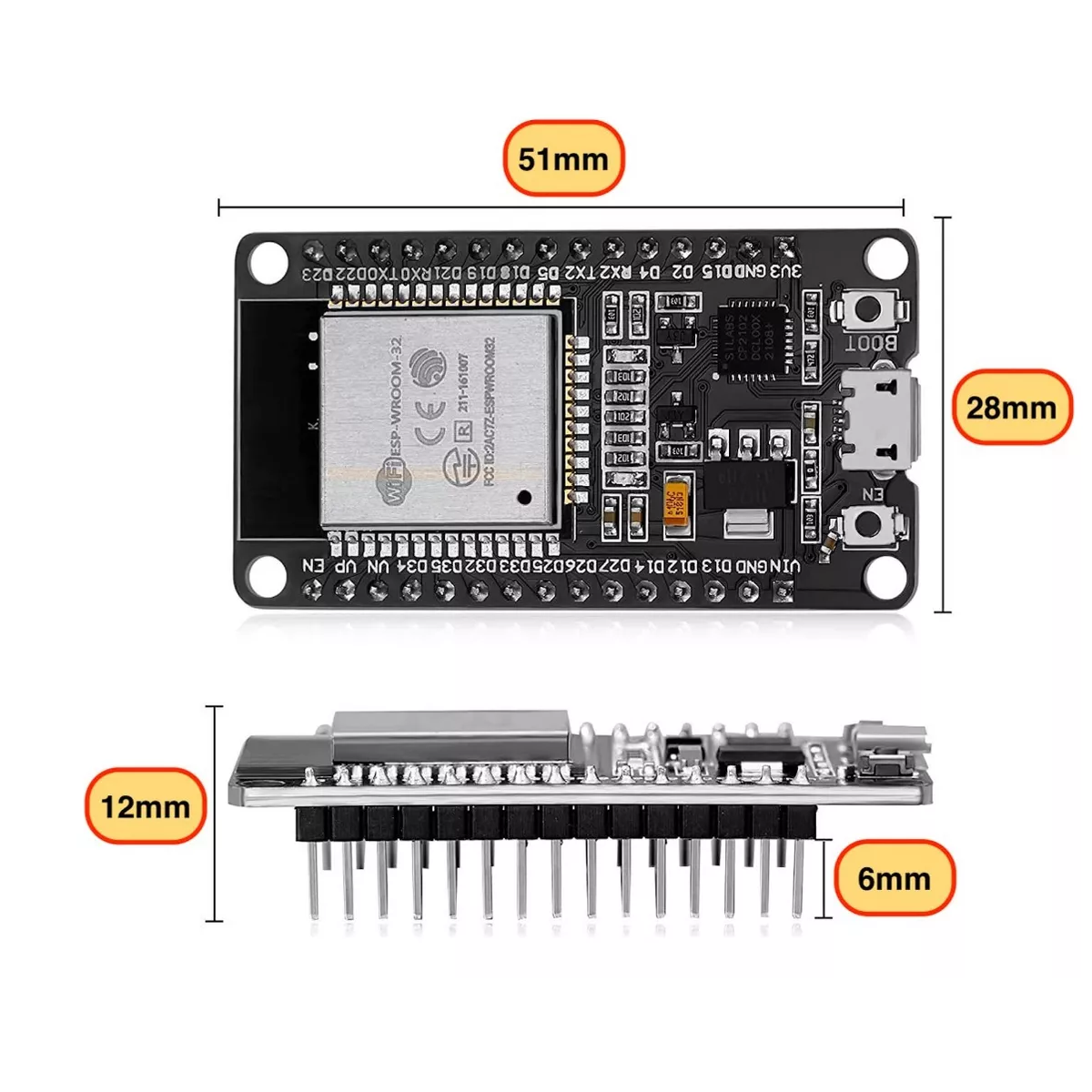 Esp32 @ 240 Mhz, Con Wifi, Bluetooth Y Ble