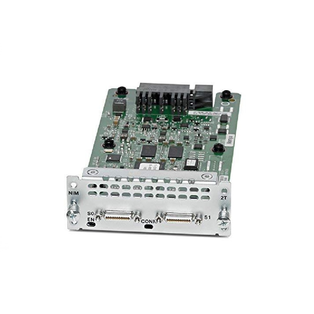 Cisco Router Modules and Interface Cards (NIM2T) 2 Port Rack Mountable ...