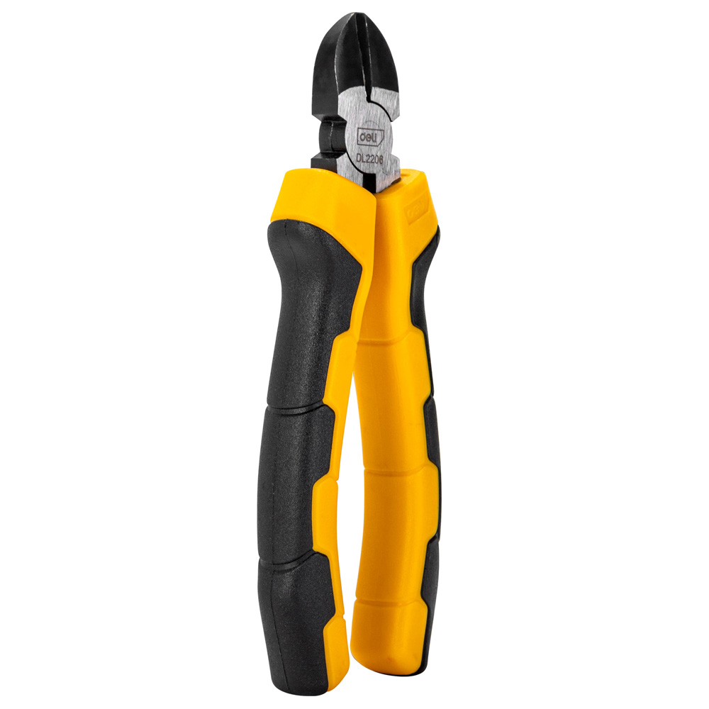 Deli Juego 3 Pinzas Electricista DL2008-3 Acero al Carbono y Mango de Goma, Pinzas Universal 8 ...