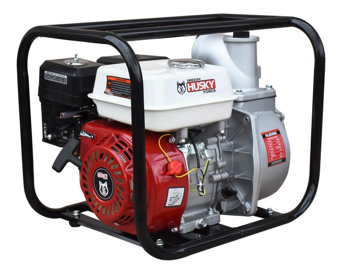 Motobomba Motor Gasolina 6.5 Hp 4 Tiempos 3x3 Husky