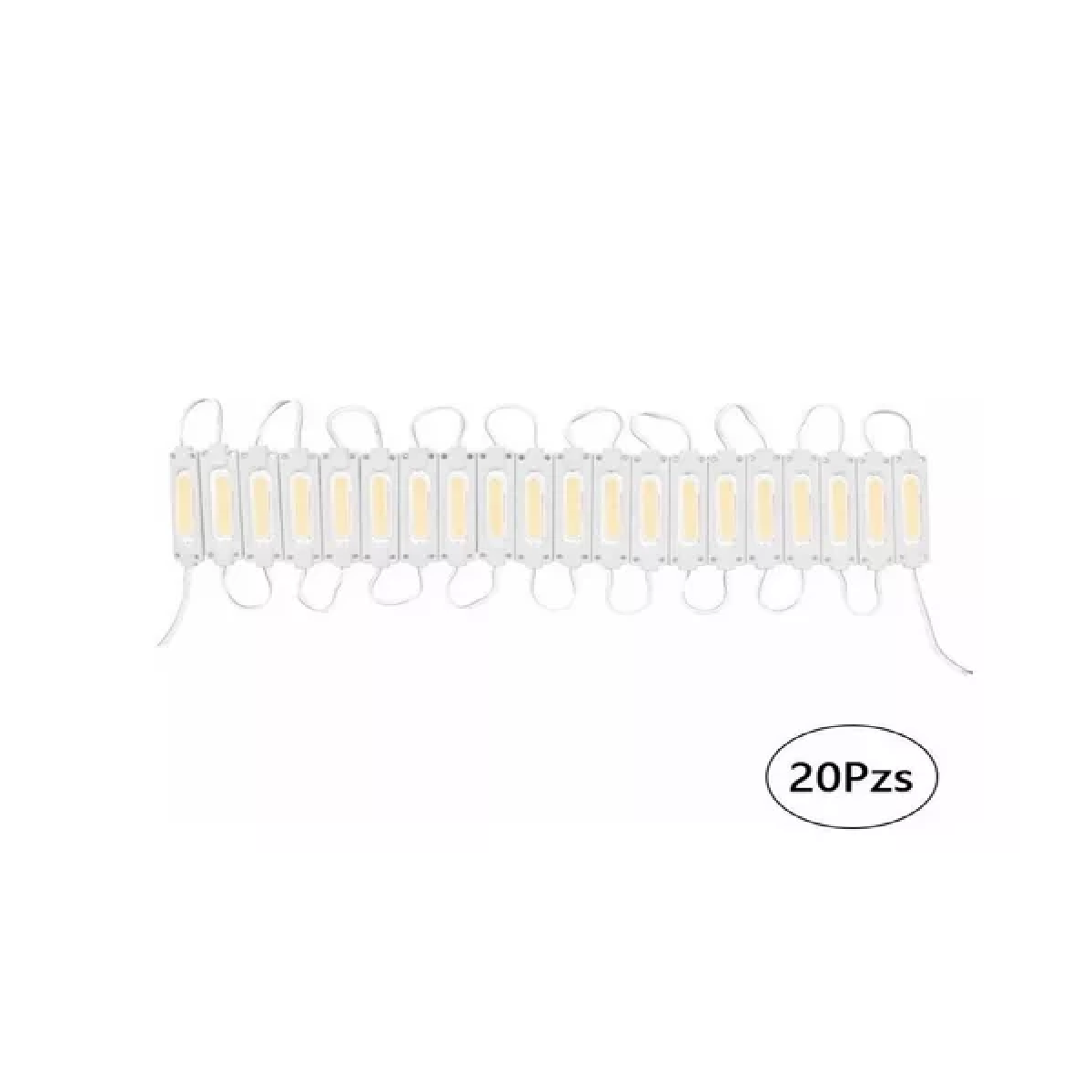 Set 20 Módulos De Led 5730 Encapsulados Reforzados Blanco