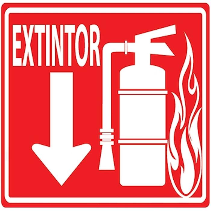 Letrero para Extintores MXSCI-013 30x40 cm Contra Incendio Extintor ...