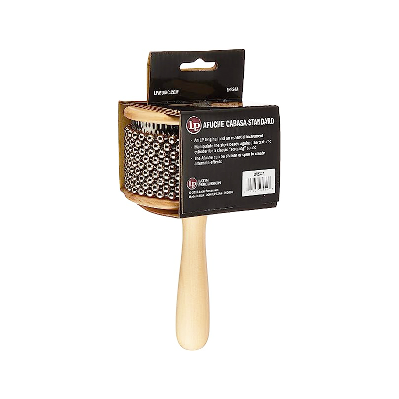 Cabasa LP Afuche Estándar Mango y Cilindro de Madera