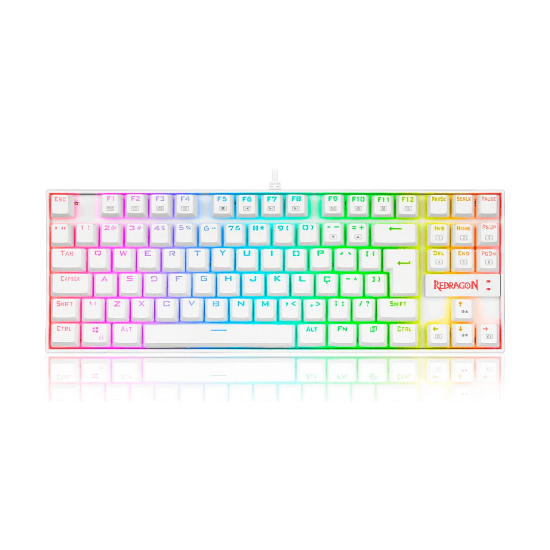 Teclado K552W-RGB-SP , KUMARA Blanco, Mechanical keyboard, RGB, Spanish ...