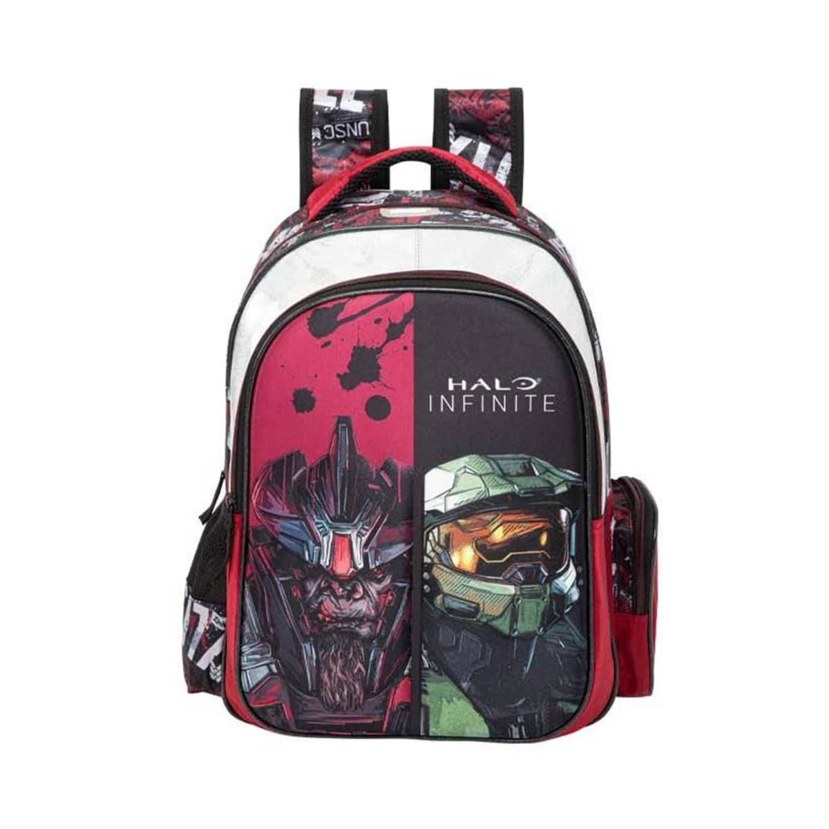 Mochila backpack escolar multicolor de niño marca Halo, mod. 1096041