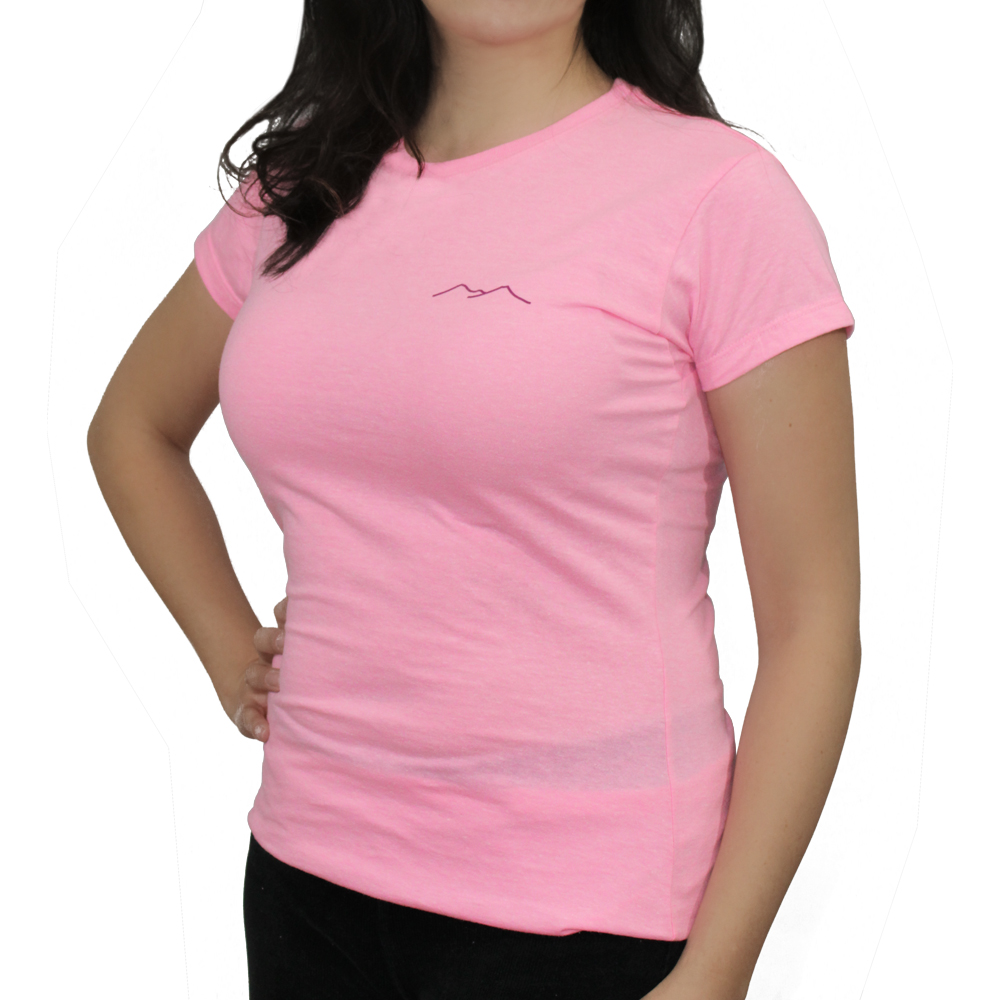 Playera Rosa KON TIKI para Mujer, Outdoor y Casual Manga Corta Cuitzmala-PK