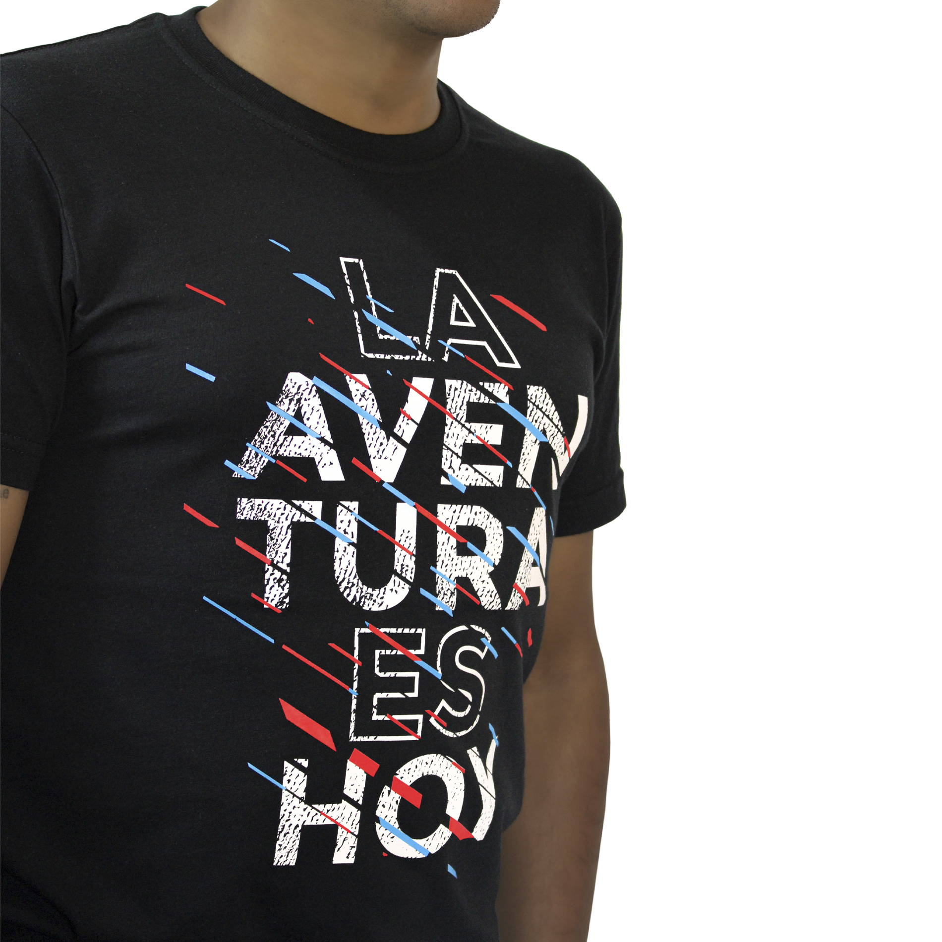 Playera Negro KON TIKI para Hombre Outdoor, Aventura y Ciudad Manga ...