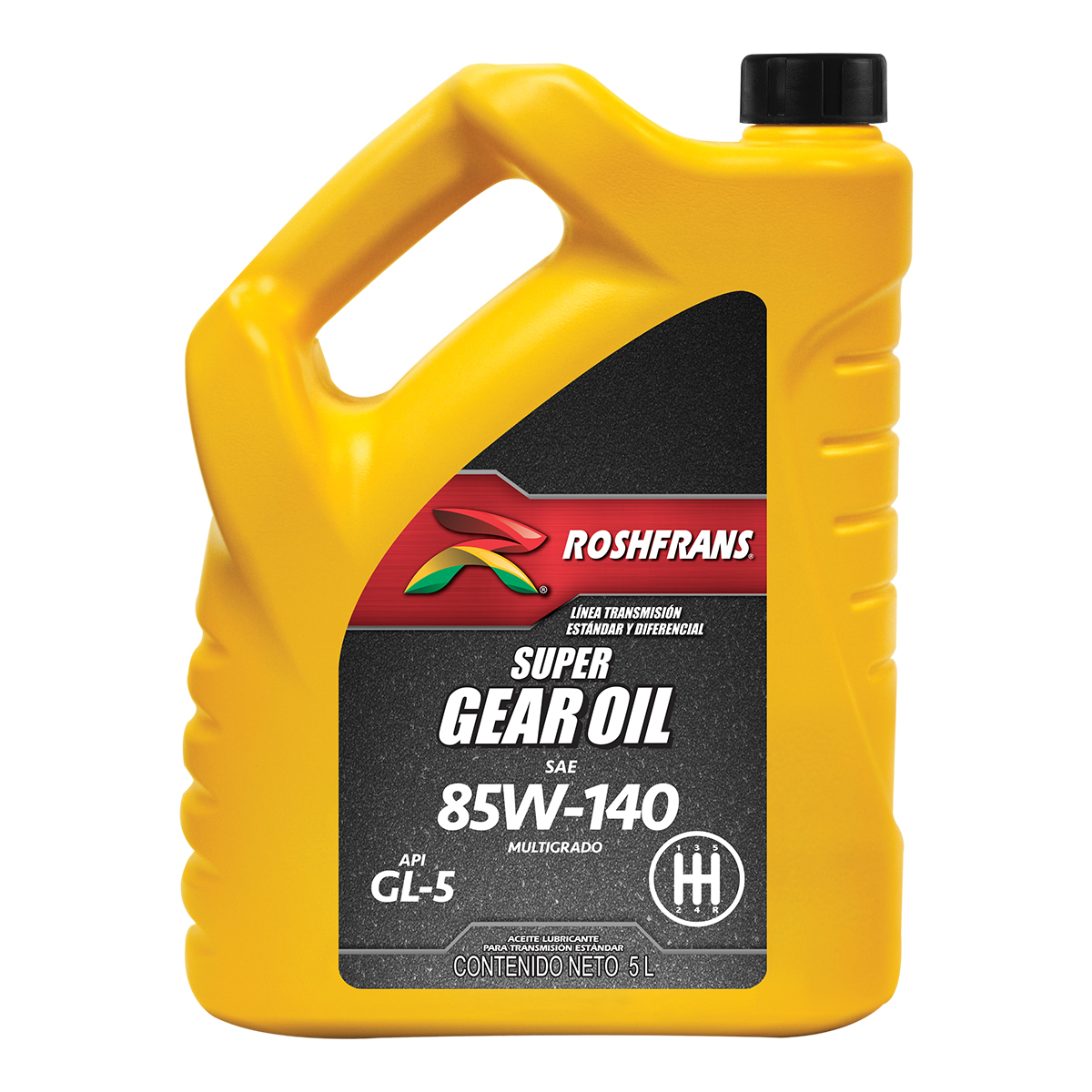 Aceite Transmisión Estándar Multigrado Roshfrans Super Gear Oil 85W-140, 5 L