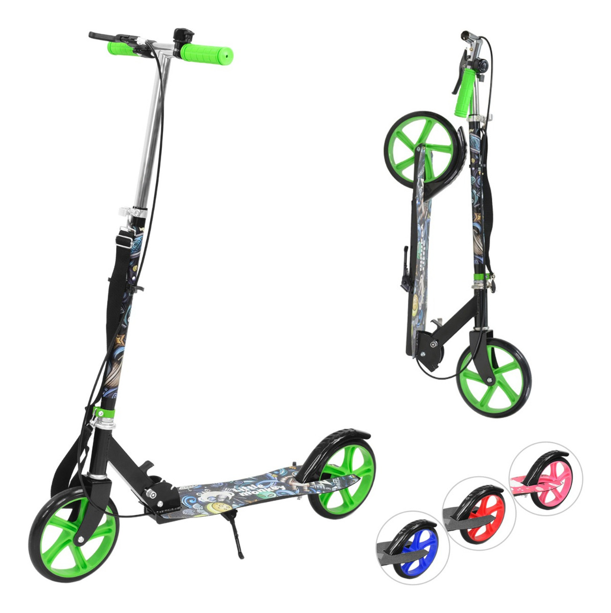 Scooter Plegable Freno V Brake Y De Pie