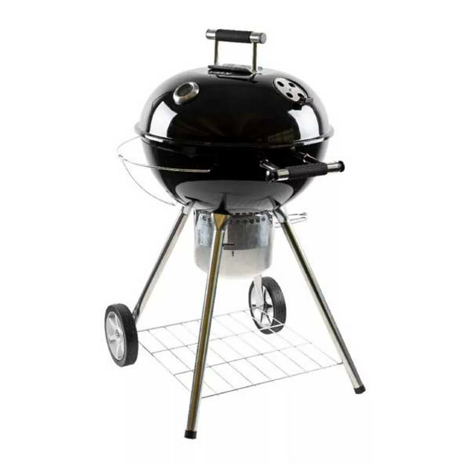 Asador de Carbón HEB Experts 22" Móvil; Con Ahumador Y Termómetro