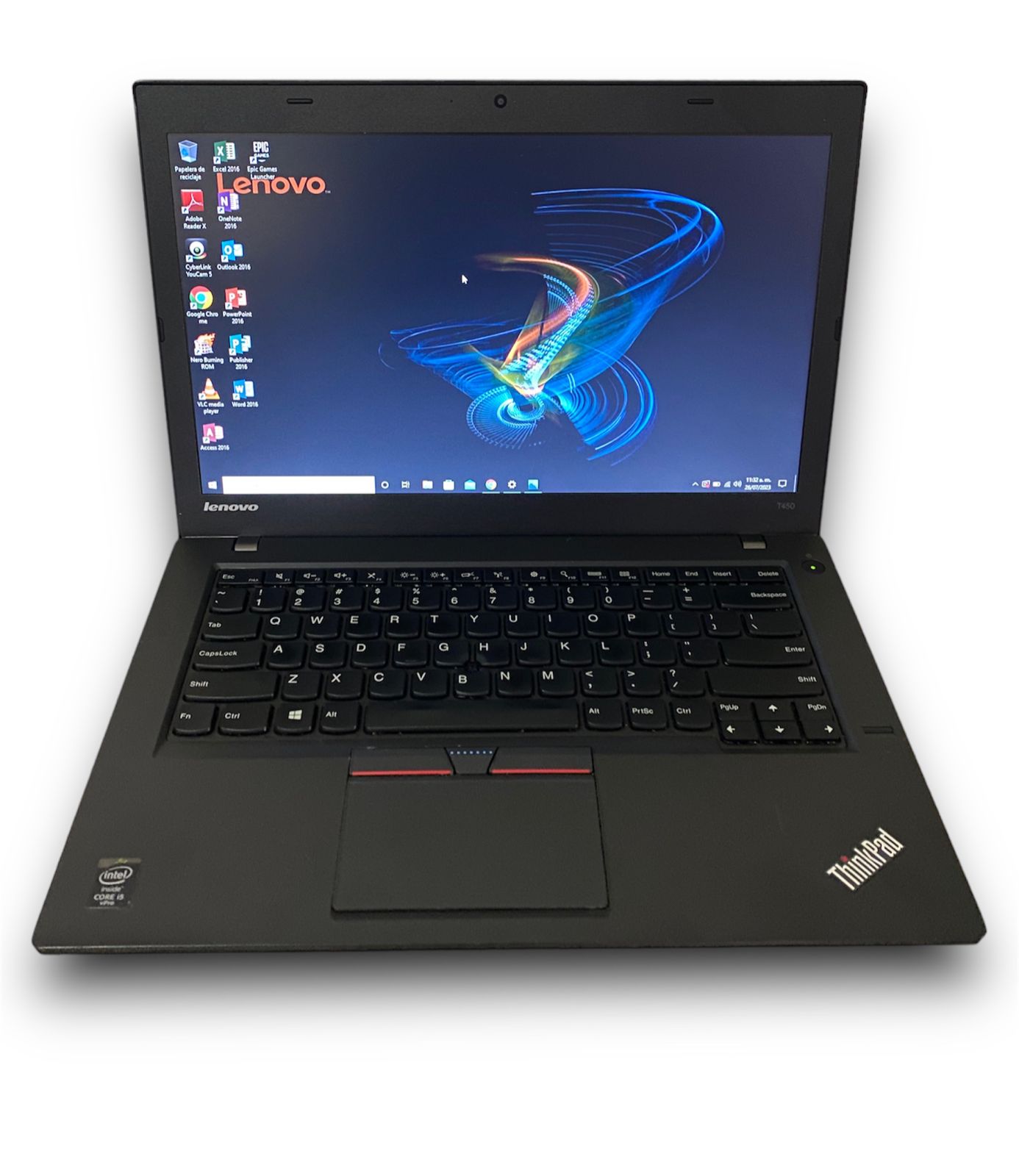 Laptop Lenovo Thinkpad T450 I5 5ta 8gb Ram 120gb Ssd Cam 5th
