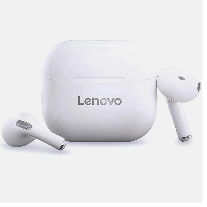 Audífonos In-ear Inalámbricos Lenovo Livepods Lp40 X 1 Unida Blancos