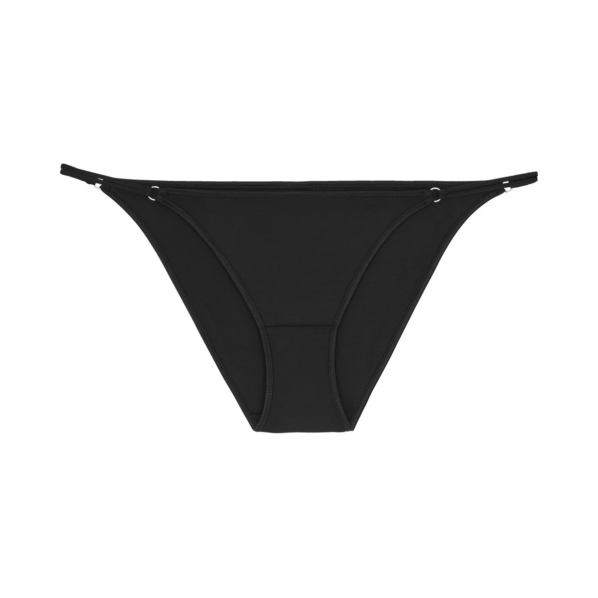 Bikini con diseño a la cadera y detalles de tiras laterales. Marca ...