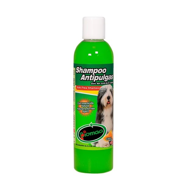 Shampoo antipulgas con insecticida natural 250 ml - Biomaa