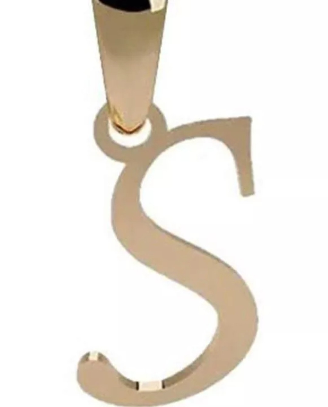 Gargantilla Inicial Letra S Oro De 14k + Obsequio