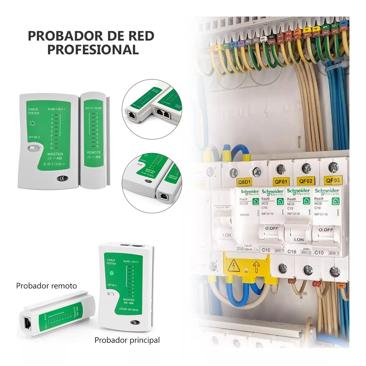 Kit De Herramientas Cableado Redes Basico Rj11 Rj45