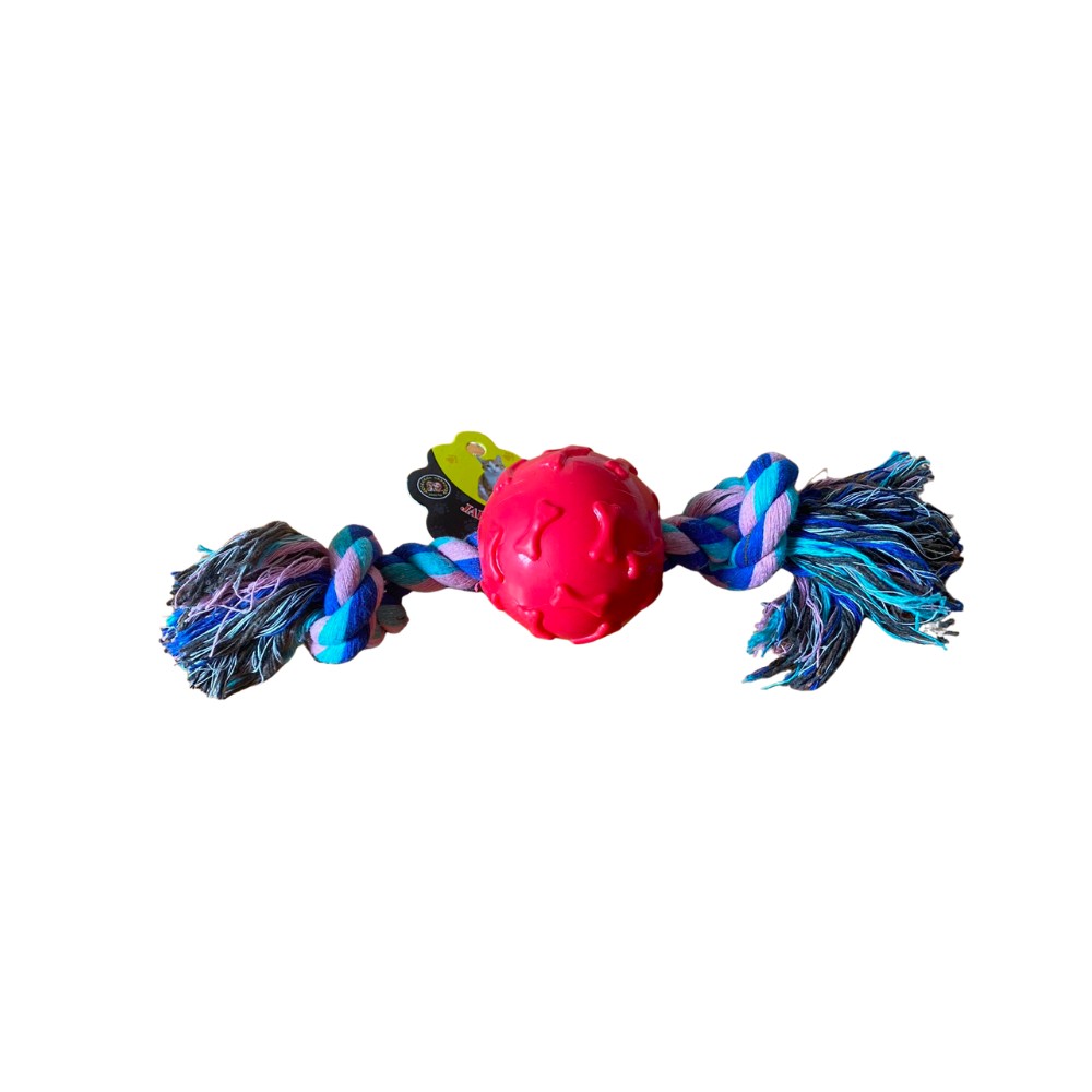 Pelota Para Perro - Roja Caucho - 6cm Perro Mediano