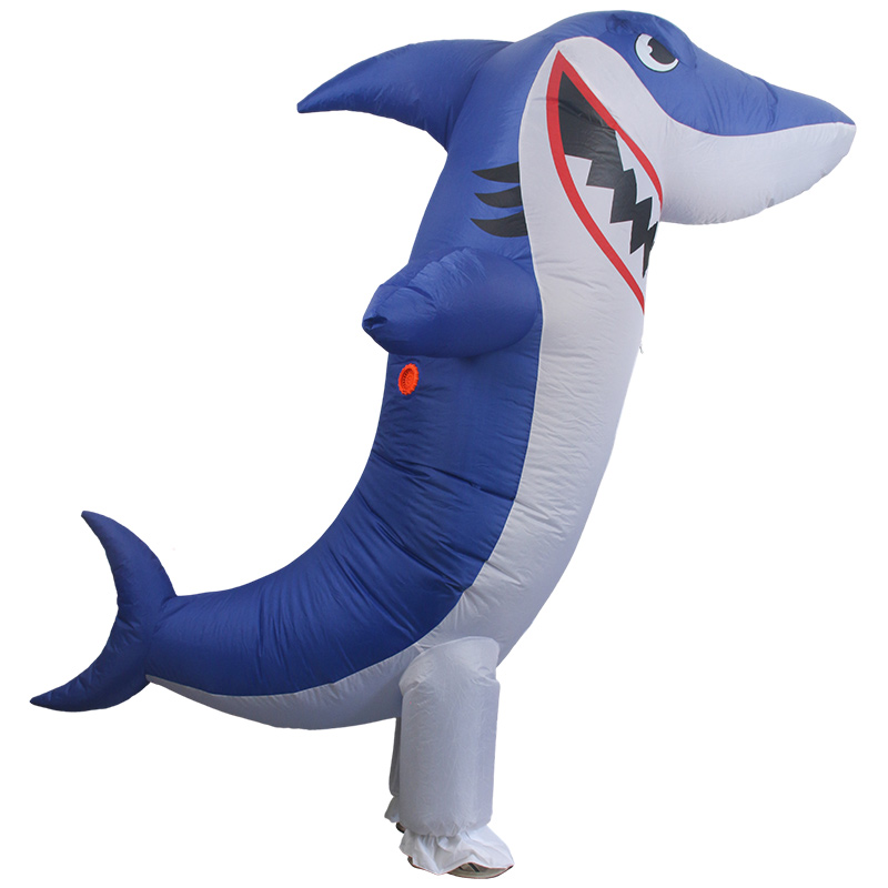 Disfraz Inflable De Halloween Shark Tiburón Premium Toda Ocasión - 2 ...
