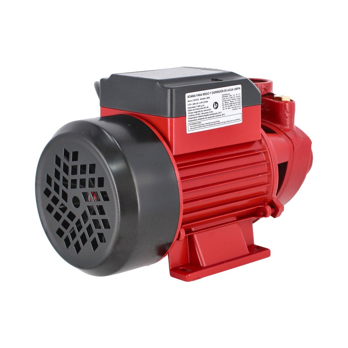 Bomba Eléctrica Periférica 1/2 Hp 3850 Tulplus