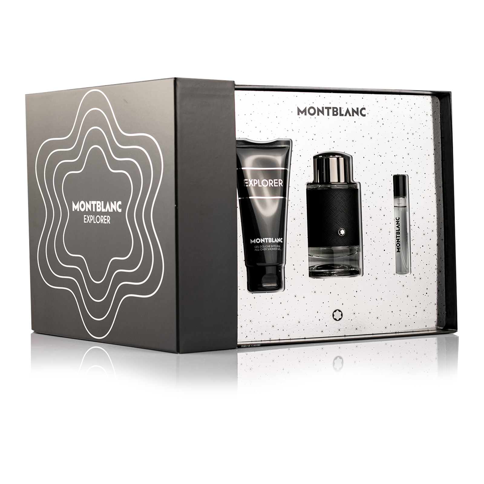 SET MONTBLANC EXPLORER EDP 100ML + SHOWER GEL 100 ML + PERFUMERO