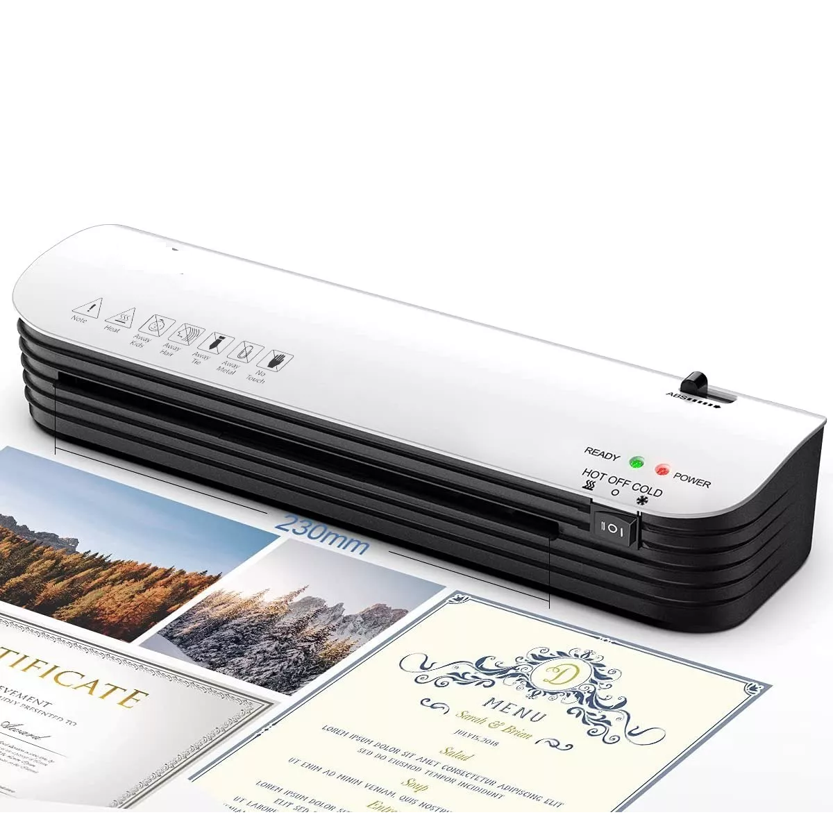 Laminadora Enmicadora Térmic y cortador De Papel con 300micas