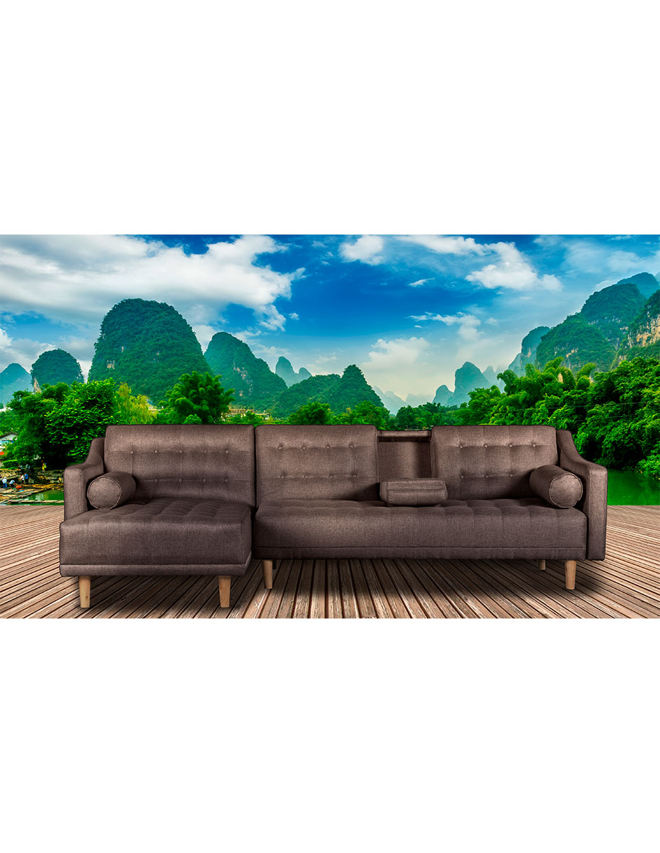 Sala modular Makora Gecko Chocolate con Tecnología Beehive Airflex Foam