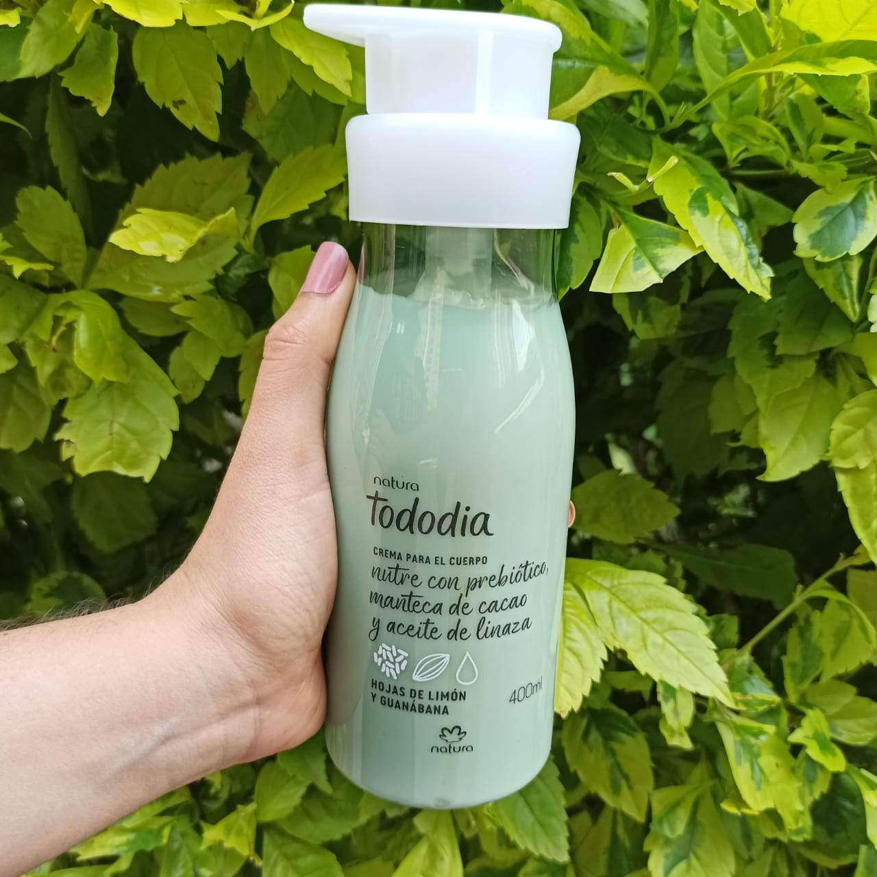 Crema para el Cuerpo Hojas de Limón y Guanabana Tododia Natura 400ml