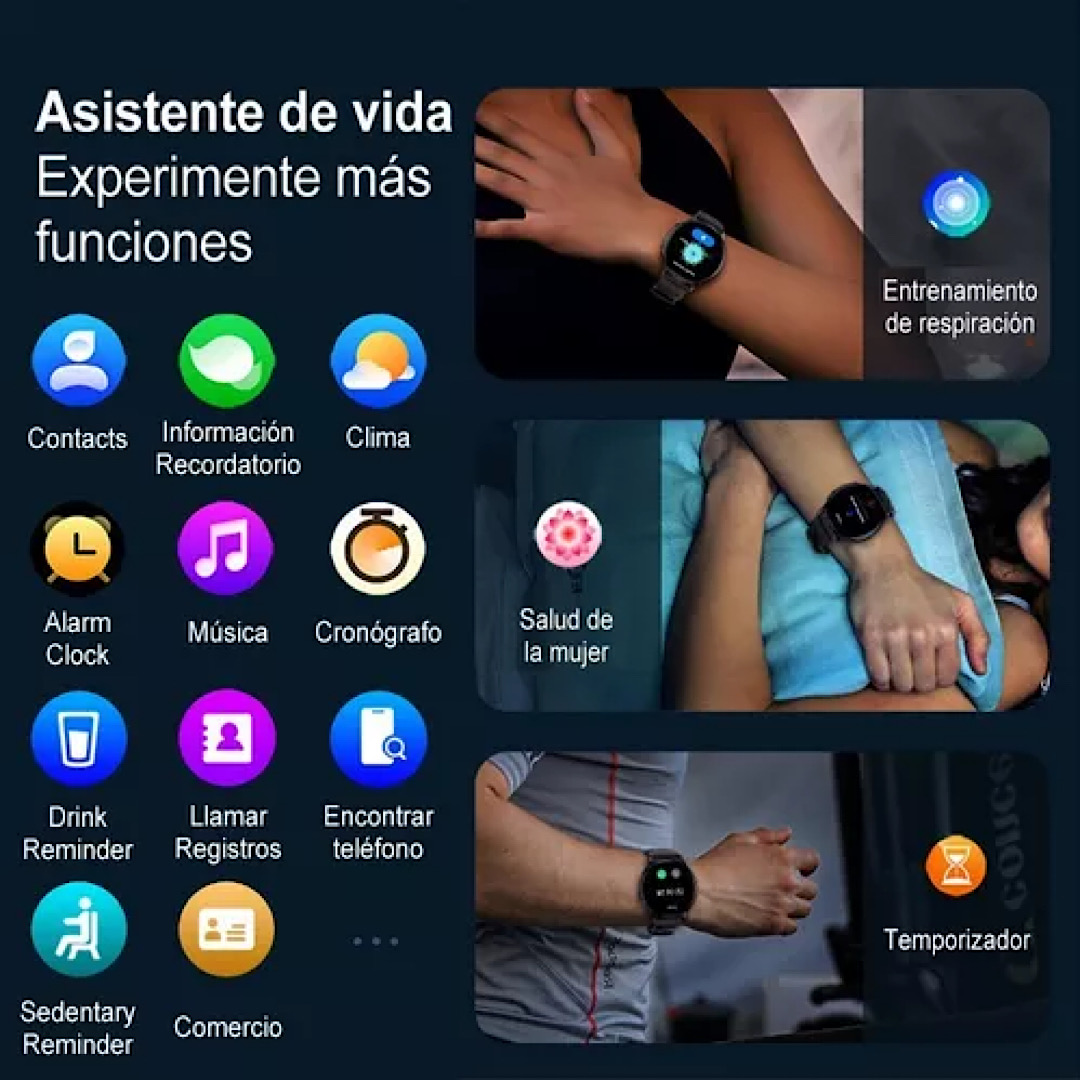 Reloj Inteligente Gw5 Smartwatch Con Nfc Bluetooth Llamada