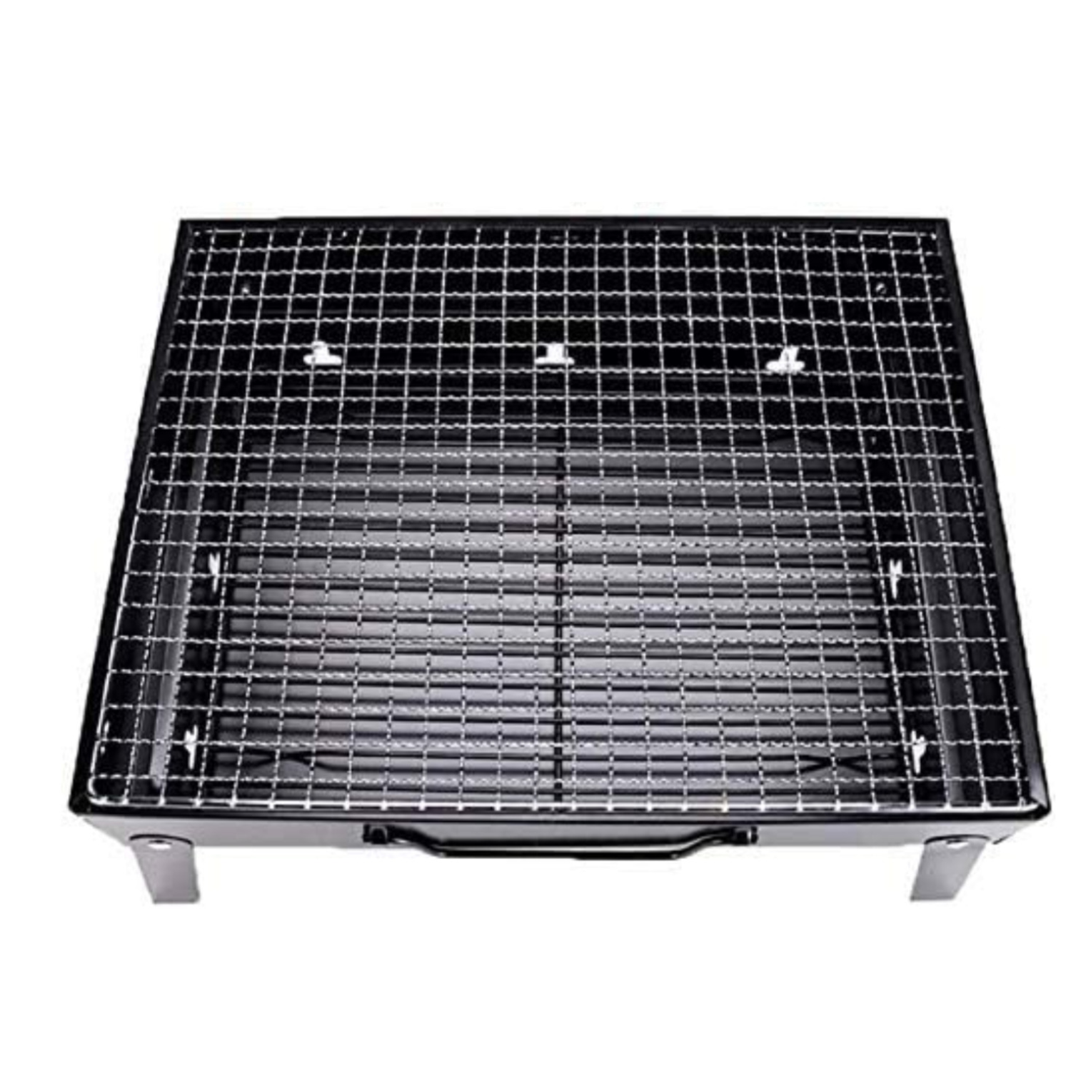 MINI ASADOR PORTATIL Y PLEGABLE DE ACERO INOXIDABLE