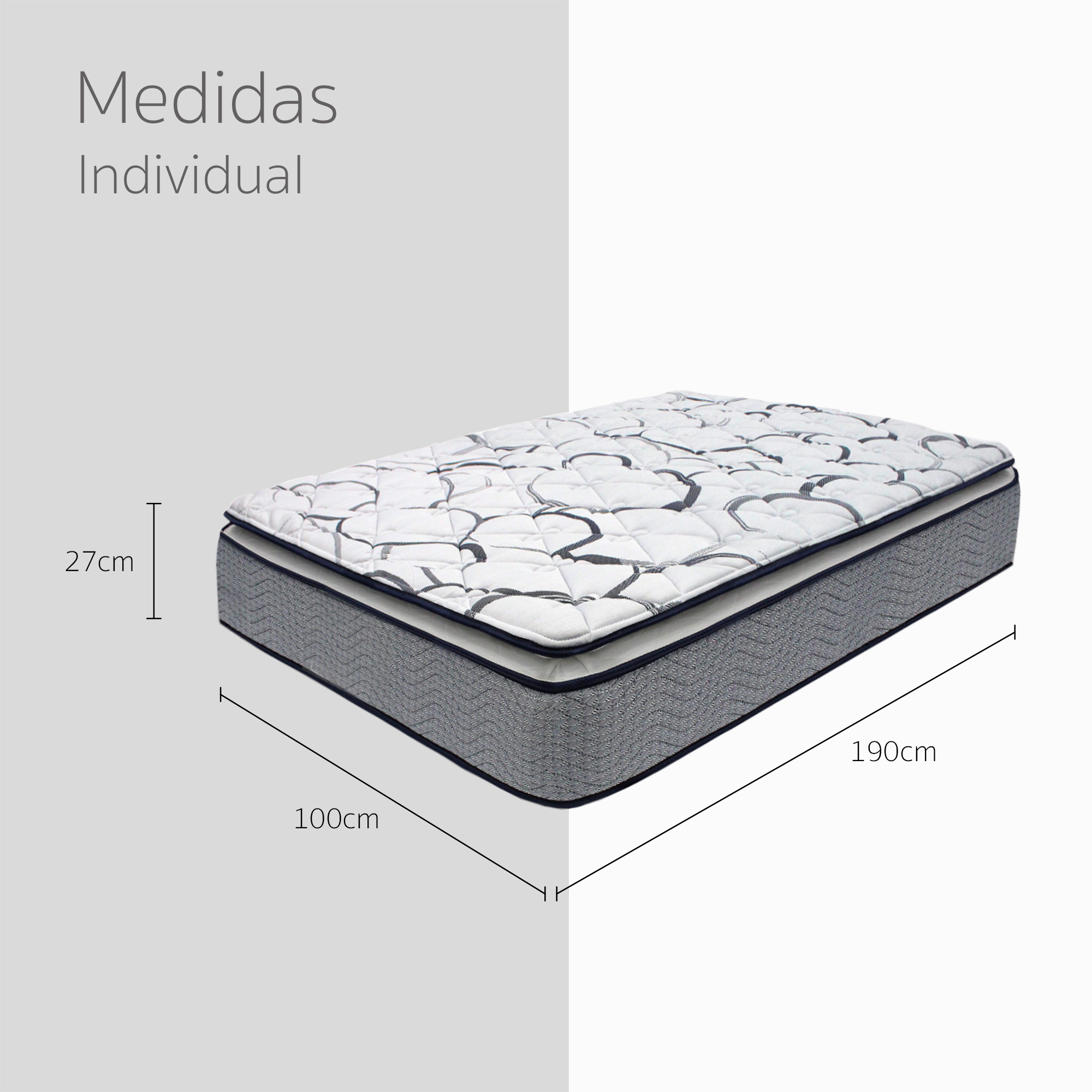 Colchón Individual Restonic Premier Plus Ortopédico