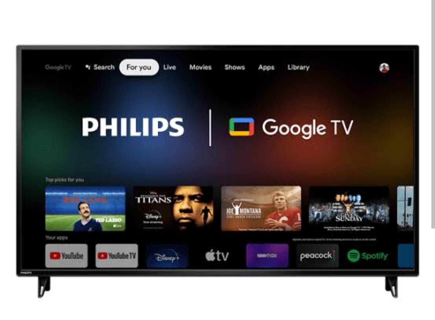 Philips 50 Class 4K Ultra HD Google Smart LED TV 50PUL7552F7